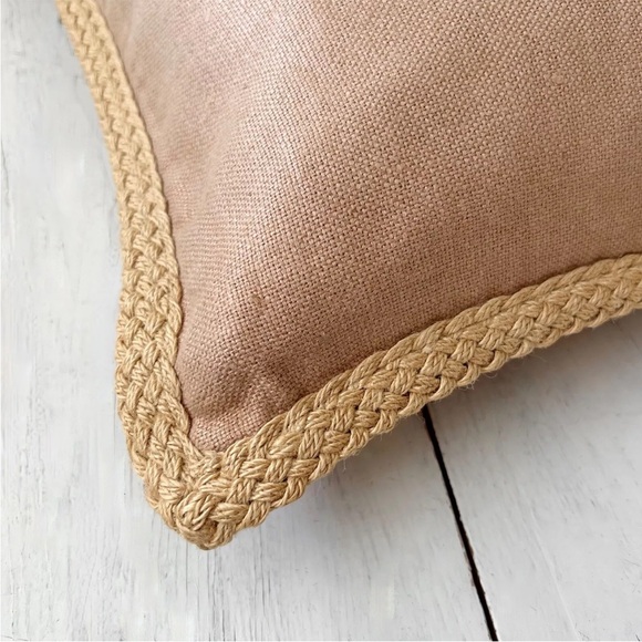 Pottery Barn | Bedding | Pottery Barn Beige Natural Warm Linen Pillow ...